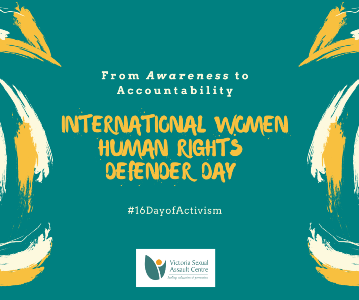 International Women Human Rights Defender Day Honouring Local